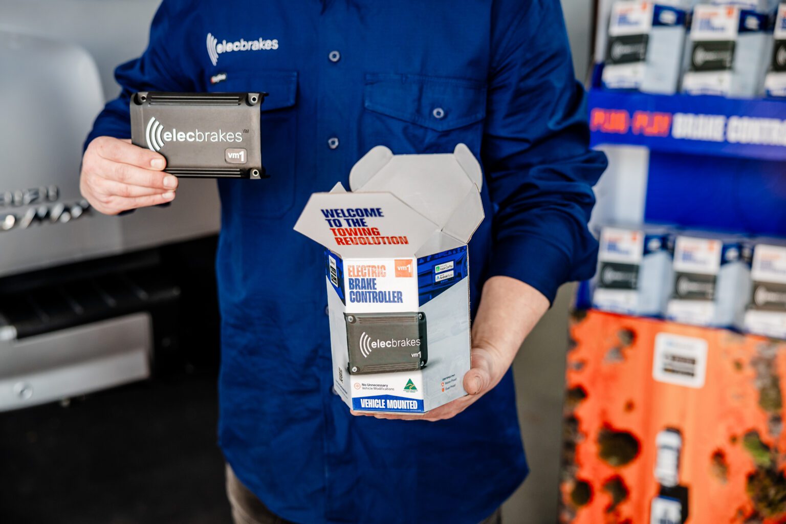 Smart Vehicle-Mounted Brake Controller for Towing Multiple Trailers